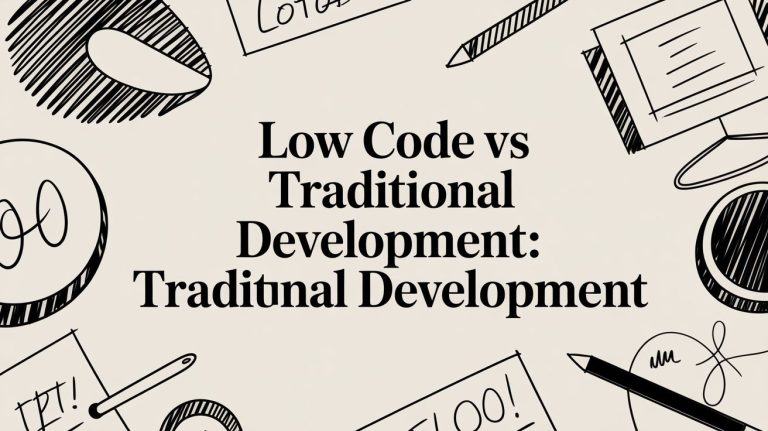 Low Code vs Traditional Development: low code vs traditional development